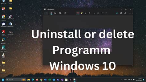 Uninstalling Programs On Windows 10 Step By Step Tutorial Youtube