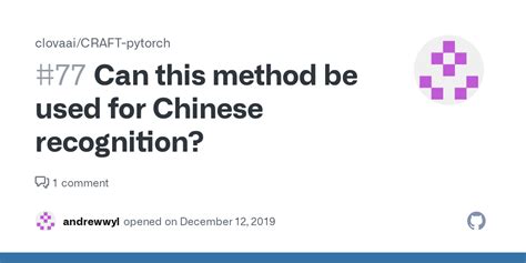 Can This Method Be Used For Chinese Recognition Issue Clovaai CRAFT Pytorch GitHub
