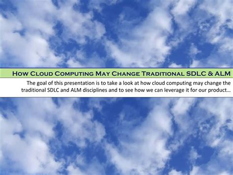 Cloud Application Development Lifecycle Ppt