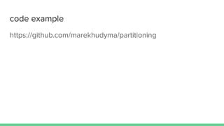 Postgre Sql Table Partitioning PPT