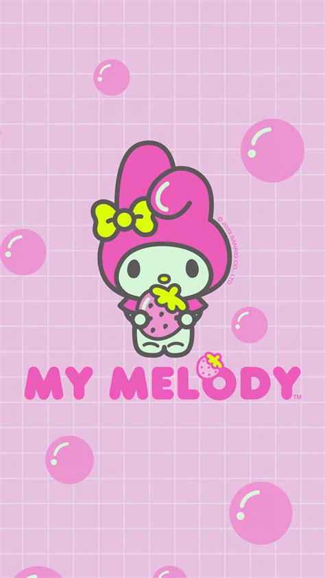 My Melody Wallpaper 4K Cute Cartoon Pink 5K Pink Text