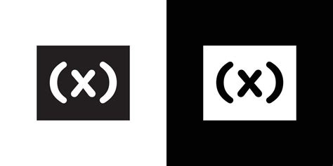 Variable Symbol Icon Flat Thin Line Illustration 50190661 Vector Art At Vecteezy