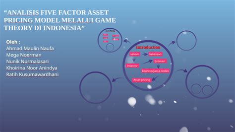 Analisis Five Factor Asset Pricing Model Melalui Game Theor By Ahmad