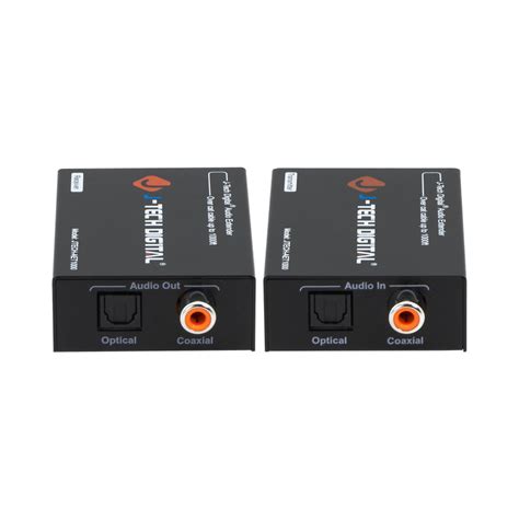 Digital And Analog Audio Extender Over Cat5e 1640ft Jtech Aet1000b
