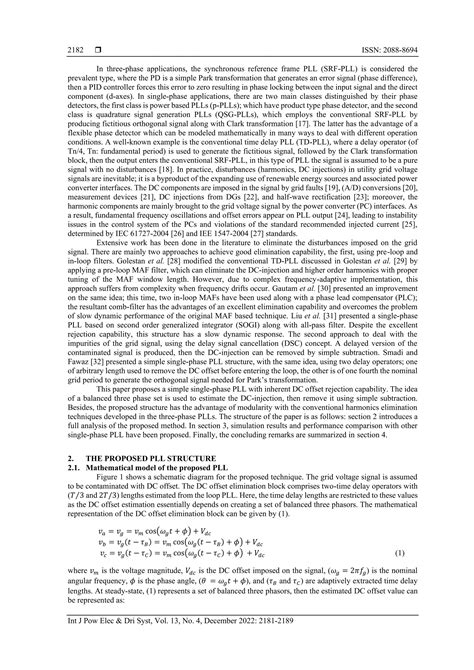 A Synchronization Technique For Single Phase Grid Applications Pdf