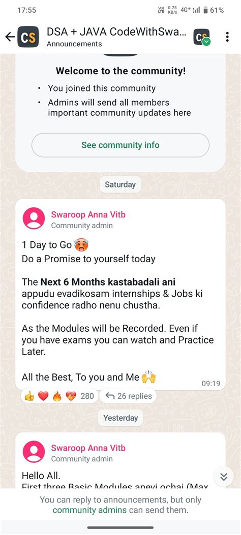 Started Dsa Couse With Swaroop Vitb I Believe Him Nikhil K