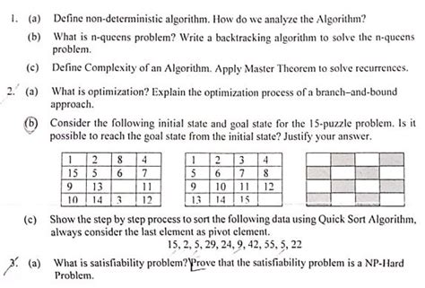 1 A Define Non Deterministic Algorithm How Do Studyx