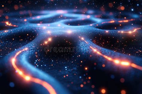 Glowing Neural Network Human Brain Synapse Nerve Signal Connections Scientific Data