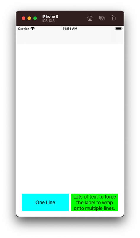 Ios Autolayout Equal Heights Based On Taller View Stack Overflow