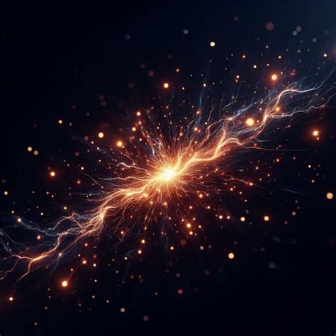 Premium Photo Spark Of The Flash