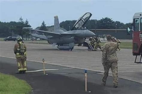 Misawa F 16 Ground Mishap Under Investigation No Injuries Reported