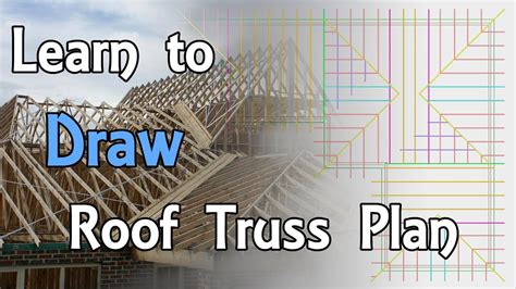 Basic And Easy How To Draw Roof Truss Plan Youtube