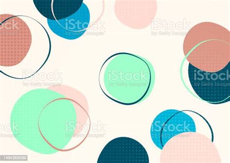 다채로운 연례 보고서 브로셔 전단지 디자인 서식 파일 스타일 서클 벡터 일러스트레이션 프리젠 테이션 시트 커버 추상 평면 배경 A4의 레이아웃에 사용 0명에 대한 스톡 벡터