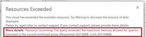 chris webb s bi blog the “visual has exceeded the available resources