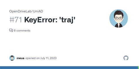 keyerror traj · issue 71 · opendrivelab uniad · github