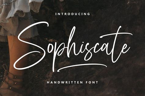 Sophiscate Handwritten Script Font Inspired By Sophisticated Fashion Style Classy