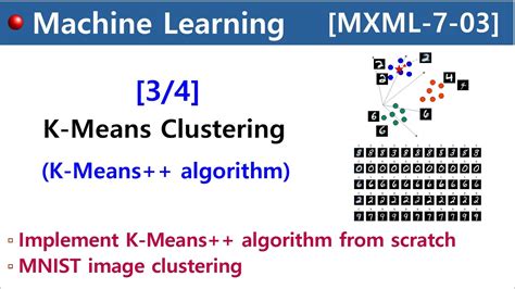 Mxml 7 03 K Means Clustering 34 Implement K Means Algorithm