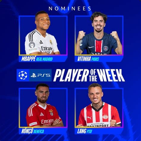 مزد نابود کردن پپ گواردیولا برای ام باپه اسامی نامزدهای بازیکن هفته