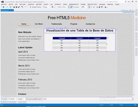 Llenado De Una Tabla O Un Gridview Asp Net Y C