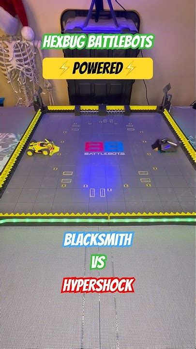 Blacksmith Vs Hypershock ⚡️powered⚡️ Hexbug Battlebots Hexbugbattlebots Hexbugvideos