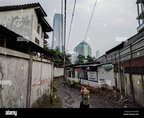 View Of A Jakarta In Java Indonesia Stock Photo Alamy