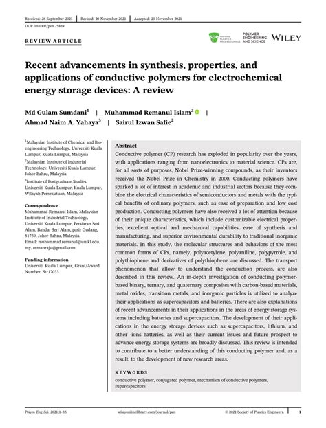 Pdf Recent Advancements In Synthesis Properties And Applications Of