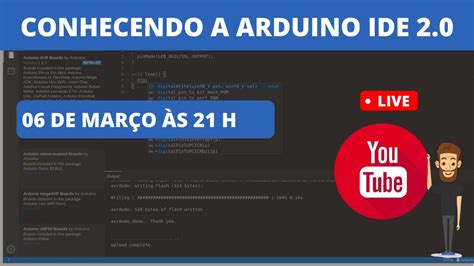 Live Conhecendo A Nova Arduino Ide 20 Youtube