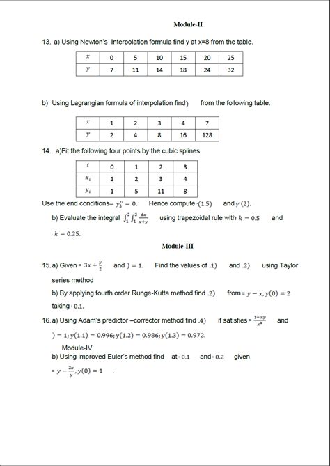 Kerala University B Tech Computational Methods In Engineering S 2016 Question Paper