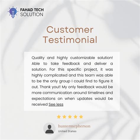Fahad Tech Solution On Linkedin Client Success Story Thrilled To