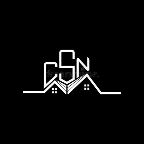 Csn Real State Logo Design Csn Simple And Modern Logo Csn Stock Vector Illustration Of Mark