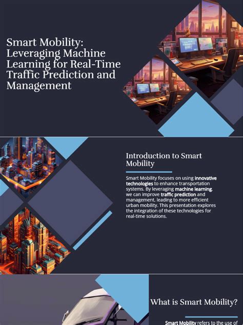 slidesgo smart mobility leveraging machine learning for real time