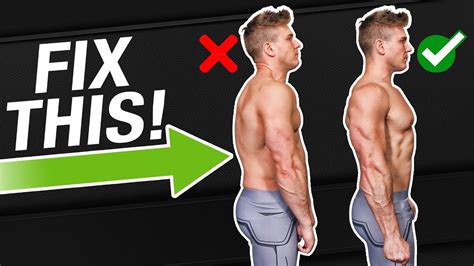 Fix Rounded Shoulders With 1 Exercise No More Nerd Neck Youtube