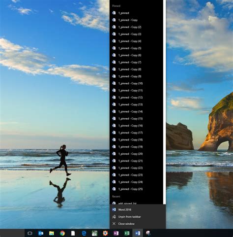 Windows 10 Hack How To Beef Up Your Jump Lists To Show More Pinned
