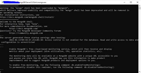 Mongodb Mongo Is Not Recognized As An Internal Or External Command Operable Program Or