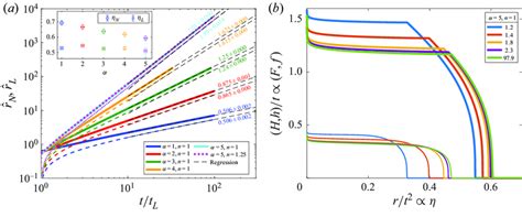 A The Numerical Solutions For The Evolution Of The Dimensionless
