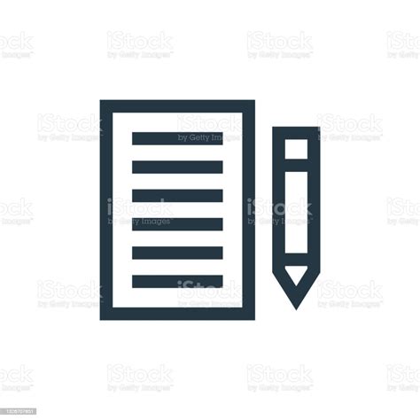 교육 개념에서 종이 아이콘 벡터 종이 편집 가능한 스트로크의 얇은 선 그림입니다 웹 및 모바일 앱 로고 인쇄 미디어에 사용하기 위한 용지 선형 기호 0명에 대한 스톡 벡터