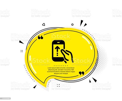 swipe up phone icon scrolling arrow sign landing page scroll vector