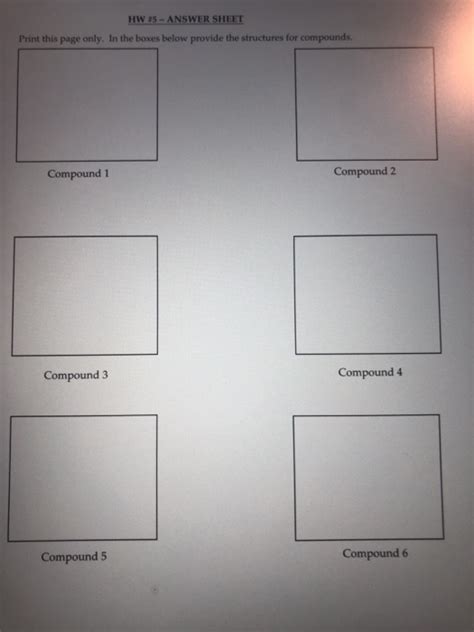 Solved Hw 5 On The Answer Sheet For This Homework Assignment