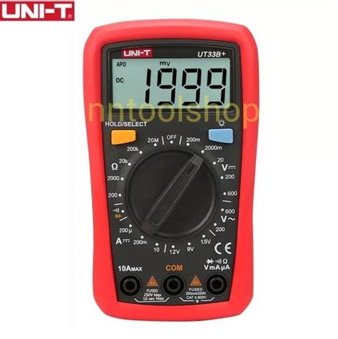 Uni T มัลติมิเตอร์ดิจิตอล Ut33b Digital Multimeter ของแท้ ส่งด่วน ส่งเร็ว สินค้าพร้อมส่ง Uni T มัลติมิเตอร์ดิจิตอล Ut33b Digital Multimeter ของแท้ ส่งด่วน ส่งเร็ว สินค้าพร้อมส่ง