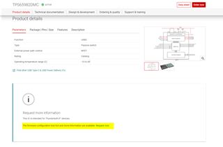 TPS65982DMC TPS65982D Configuration Tool Interface Forum Interface TI E2E Support Forums