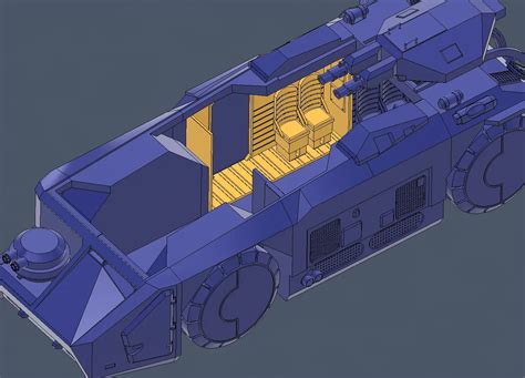 Aliens Apc Full 118 Scale Build With Interior Free 3d Print Model