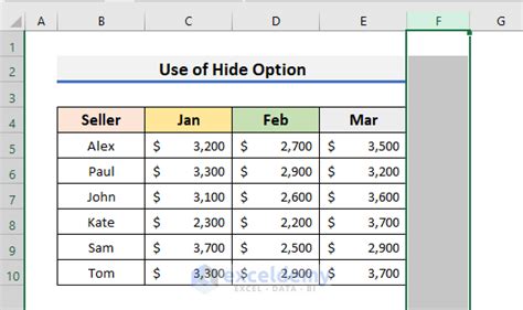 How To Hide Blank Cells In Excel 5 Easy Methods Exceldemy