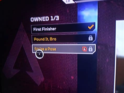 Can Someone Explain Why There S A Legend Token Icon Next Strike A Pose R Apexlegends