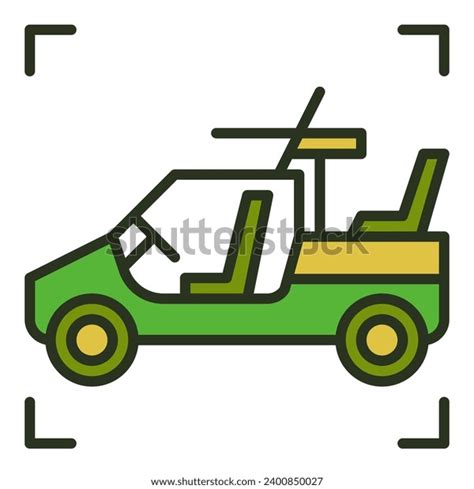 Armored Vehicle Machine Gun Vector Army Stock Vector Royalty Free 2400850027 Shutterstock