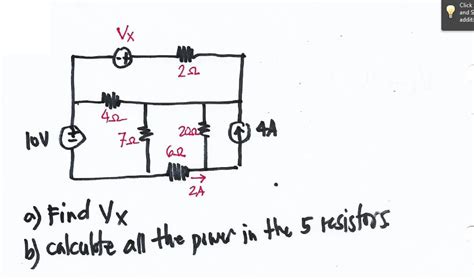 Solved Using KVL SolutionsA Find VX B Calculate All The Chegg Com