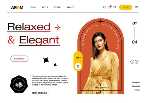 Fashion Ui Design Behance