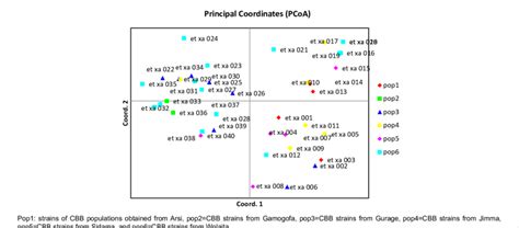 Principal Coordinate Analysis Download Scientific Diagram