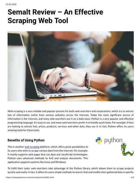 Ppt Semalt Review â€ An Effective Scraping Web Tool Powerpoint Presentation Id7953332