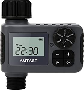 Amazon Com AMTAST Sprinkler Timer Programmable Garden Hose Faucet Timer With Rain Delay Manual