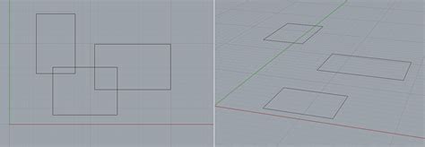 Region Difference With Curves With Different Z Value Grasshopper